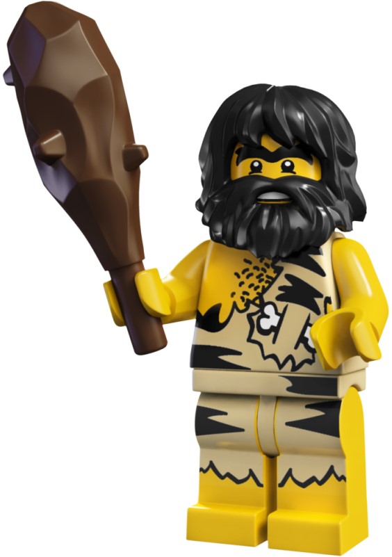 Lego Mini Figures: Lego 8683 Series 1 Minifigure: Caveman