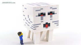 JANGBRiCKS LEGO reviews & MOCs: LEGO Minecraft Ghast minifig-scale MOC