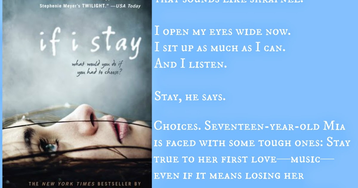 If I Stay Book Cover