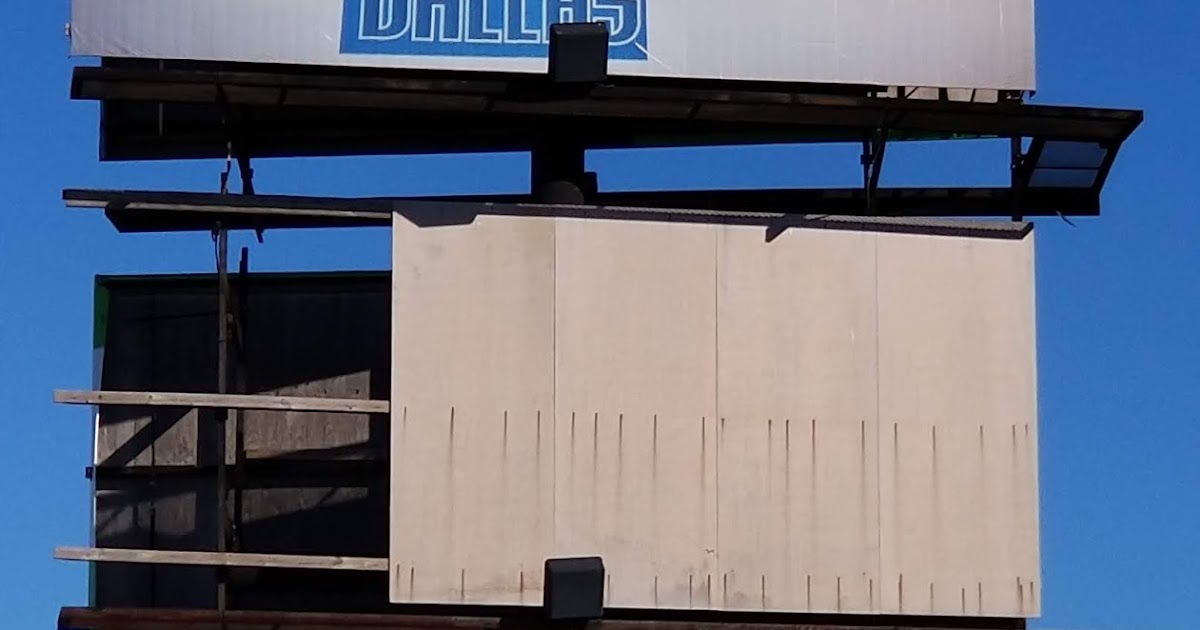 Dallas Landscape: Billboard in Kaufman County near Kemp, Texas is ...