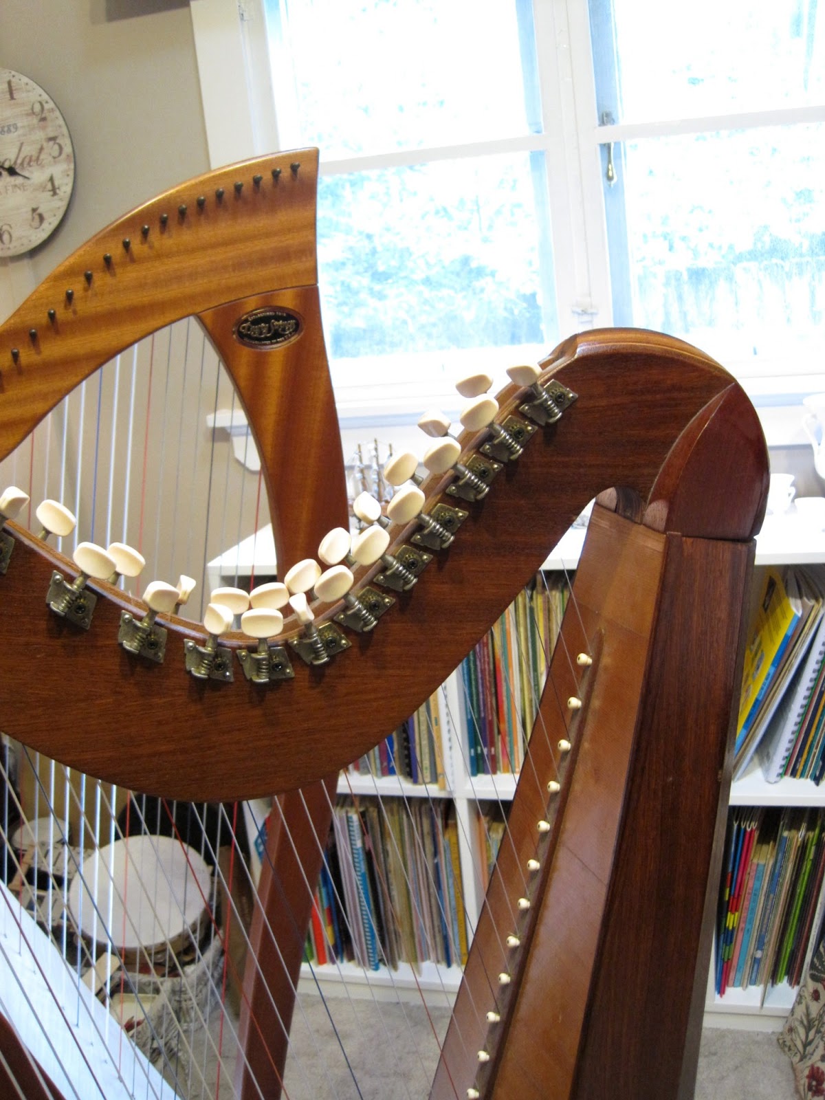 A Woman of Notes: Two Harps