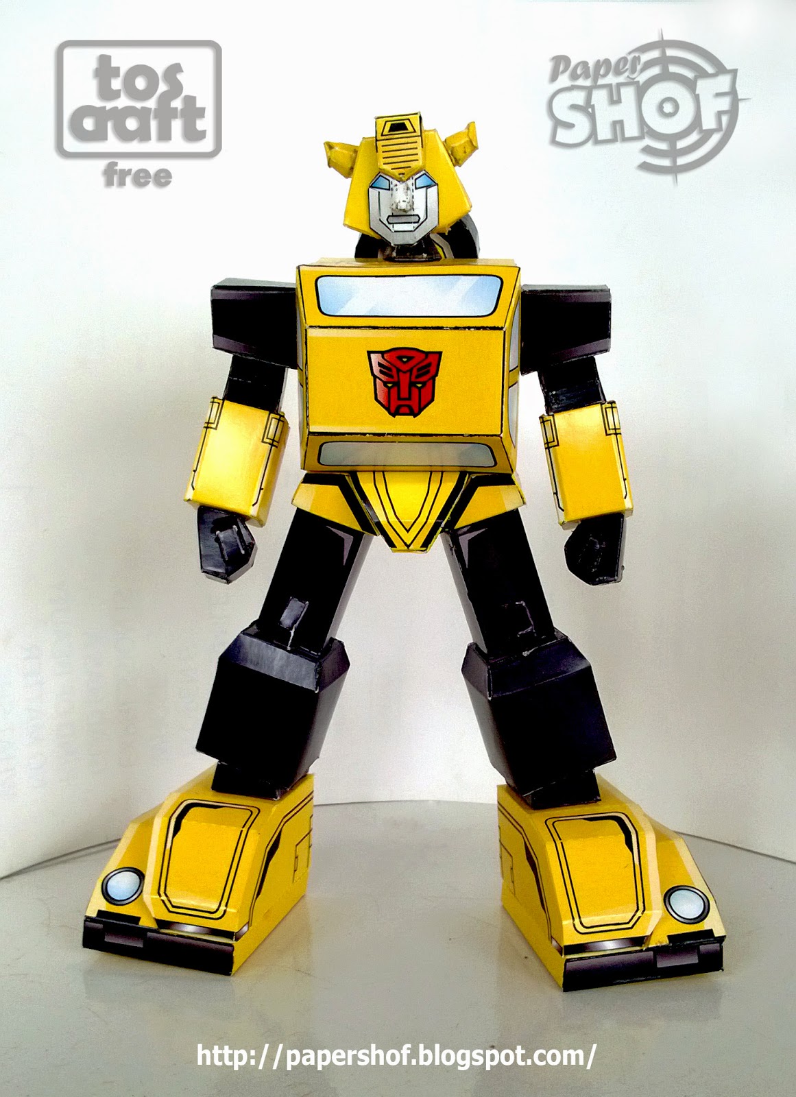 PaperShof: Bumblebee G1 Papercraft
