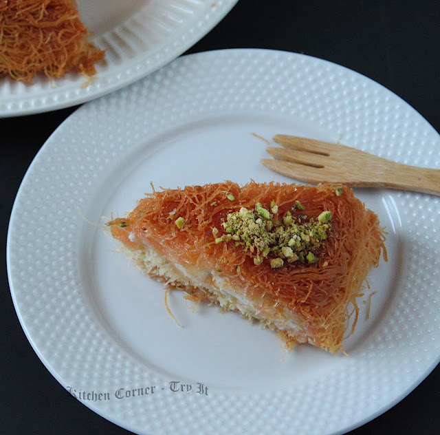 Kunafa Sweet Recipe/ Sweet Cheese Pastry