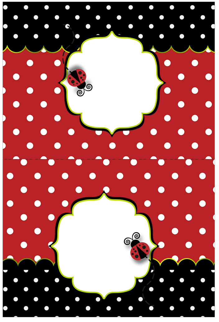 Ladybug Party: Free Printable Candy Bar Labels. | Oh My Quinceaneras!
