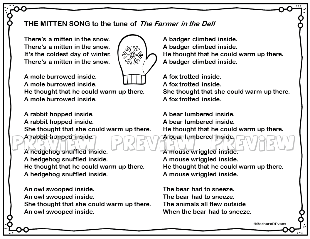 It's About Time, Teachers!: ACTIVITIES for THE MITTEN