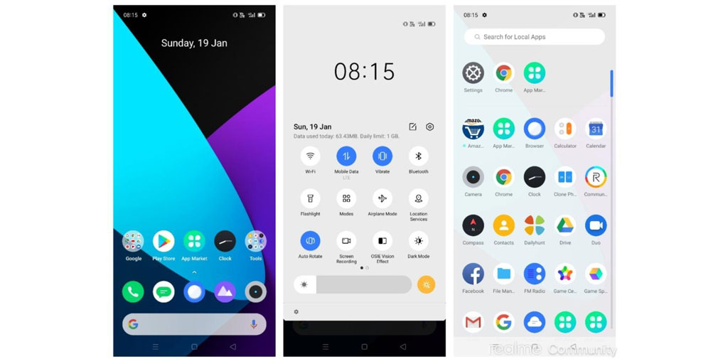 Realme Ui Bundled With ANDROID 12