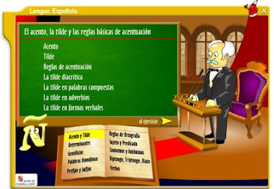 Blog del Curso de Español: Ejercicios interactivos de ortografía y ...