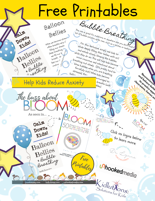 Help Kids Reduce Anxiety: Free Printable