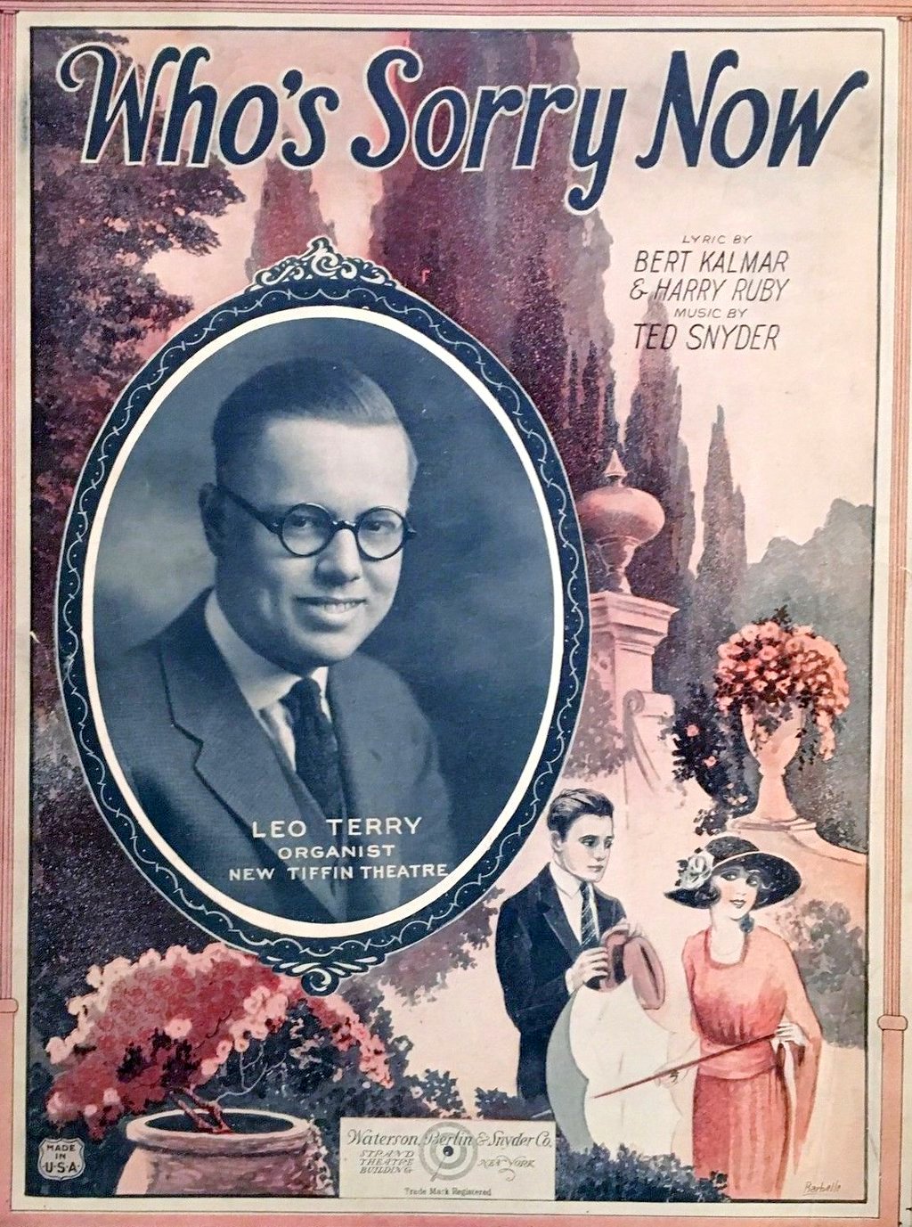 Los Angeles Morgue Files: "Who's Sorry Now?" Composer, Lyricist ...