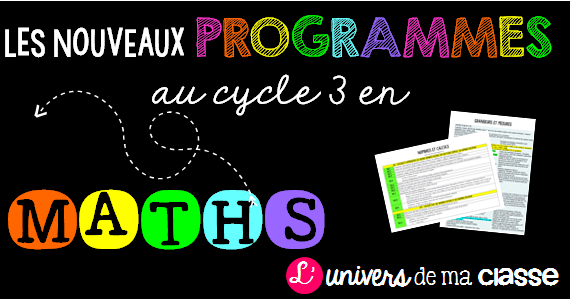 L'univers de ma classe: [NOUVEAUX PROGRAMMES 2016] Les programmes en ...