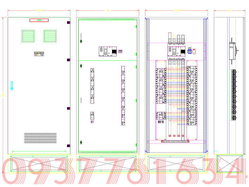 Tủ điện MDB 800A - Main Distribution Board - Tủ Điện Sài Gòn