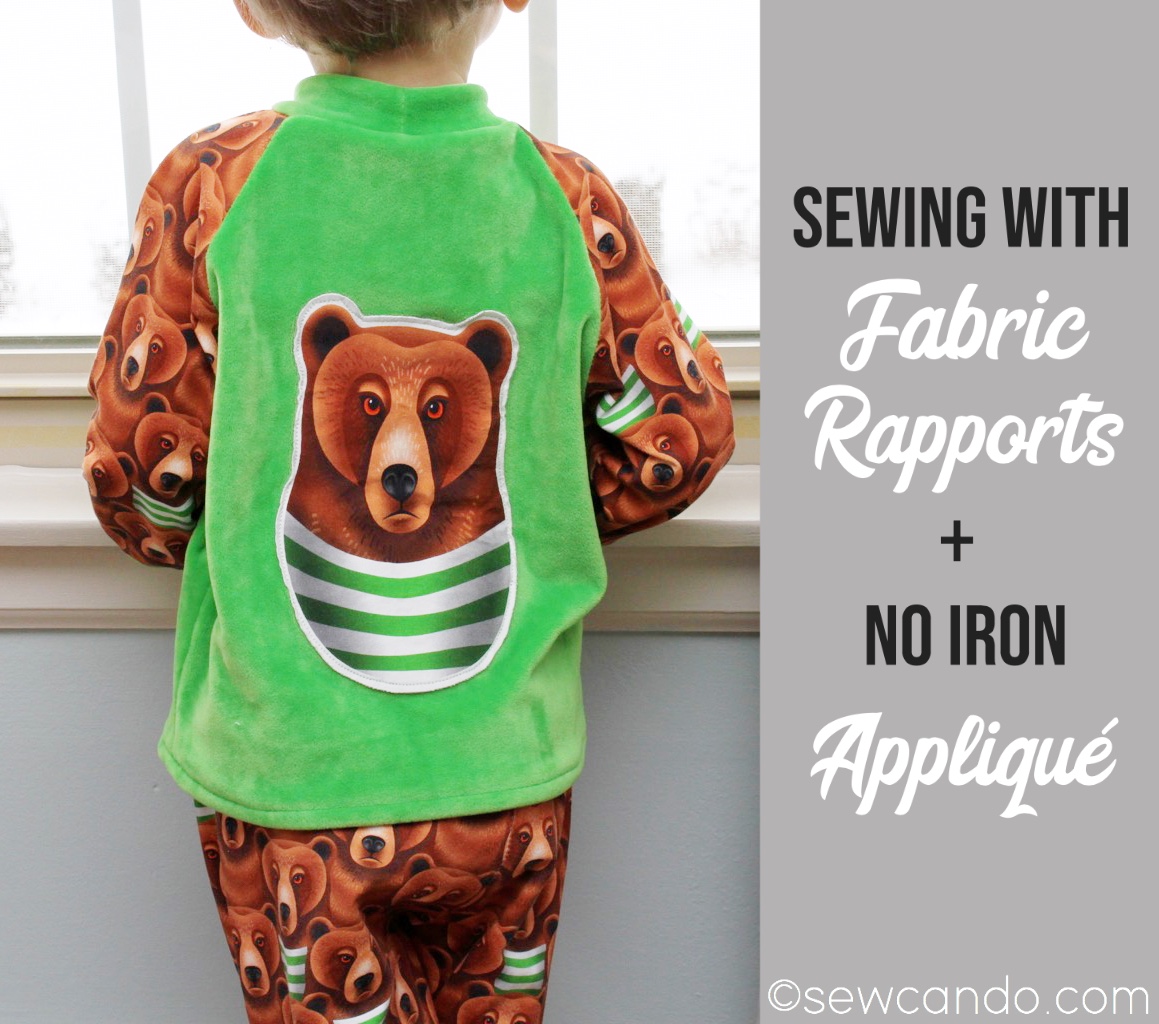 Sew Can Do: Sewing with Fabric Rapports + No-Iron Applique Technique