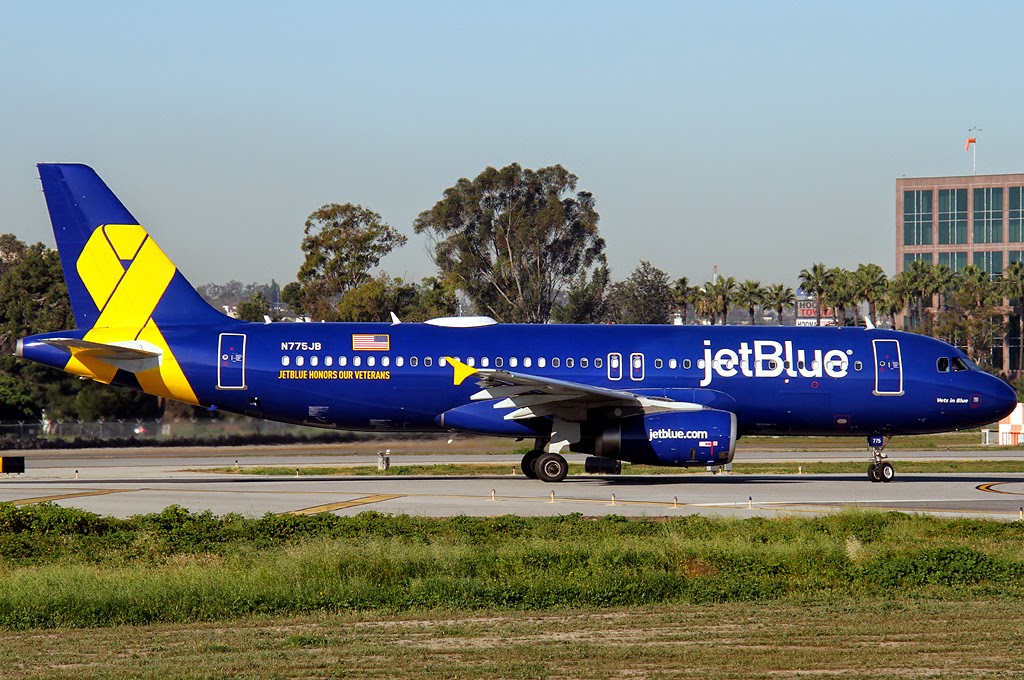 Aero Pacific Flightlines: jetBlue A320-232 N775JB "Vets in Blue"