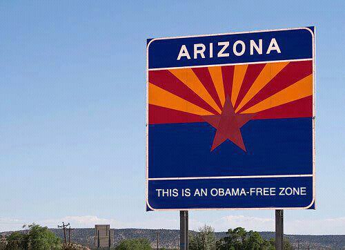 IC Arizona: Billboard seen posted in Arizona by its political delegation