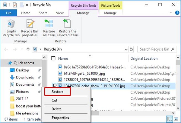 How to Recover Removed Files and Icons from Windows 10 Desktop