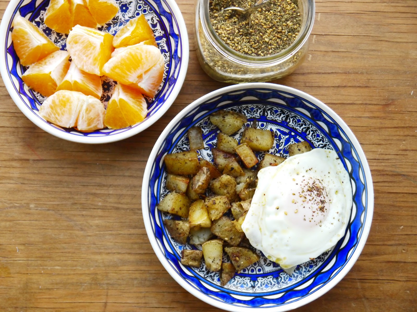 Bint Rhoda's Kitchen: Middle Eastern Breakfast Bowl: Za'atar Skillet ...
