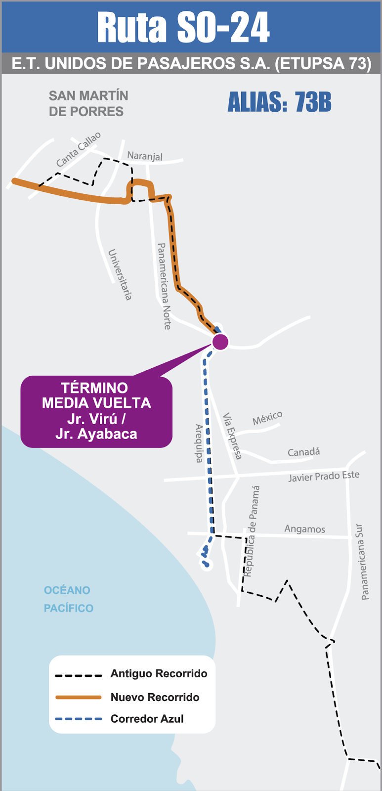 SO24 E.T. UNIDOS DE PASAJEROS S.A. (ETUPSA 73) - Transporte en Lima ...