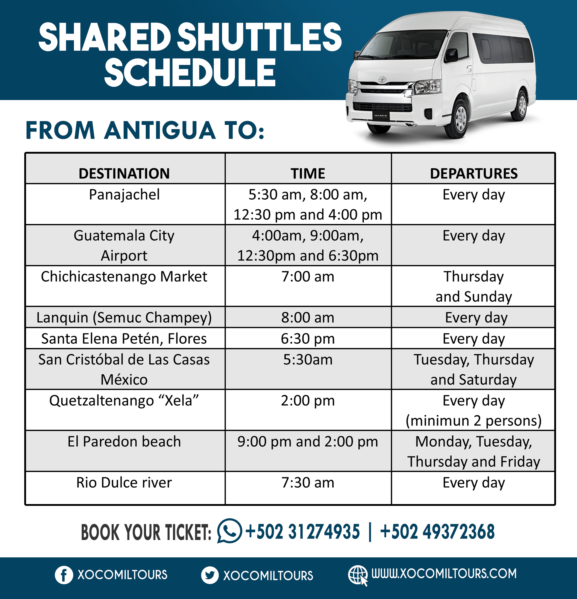 Shared Shuttle Service ~ Private Transportation and Shared Shuttles in ...