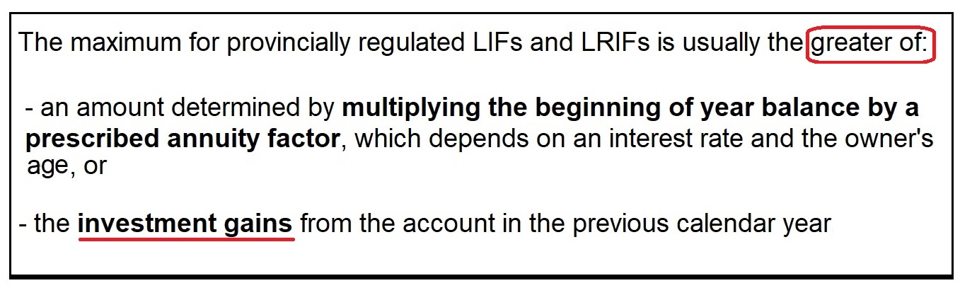 Retired At 48 - Book: LIF Withdrawal Maximum - The 2nd Rule / CRA ...