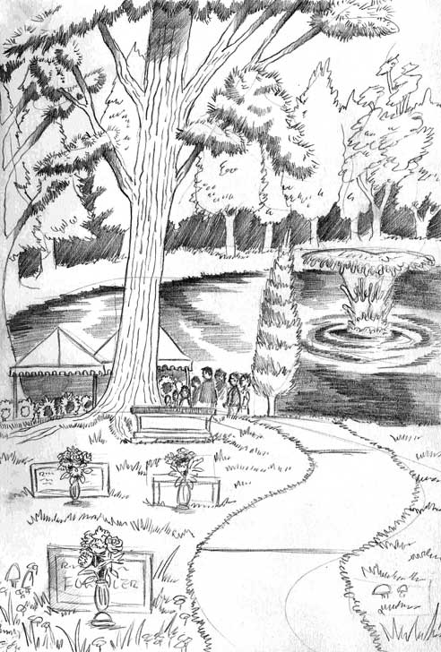 Ethan Mongin Illustration | Design : Sketchbook: Funeral