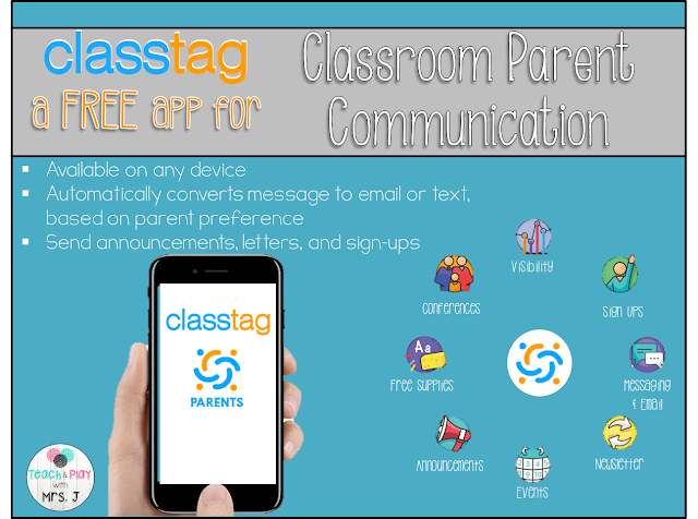 ClassTag for Parent Communication | Teach & Play with Mrs J