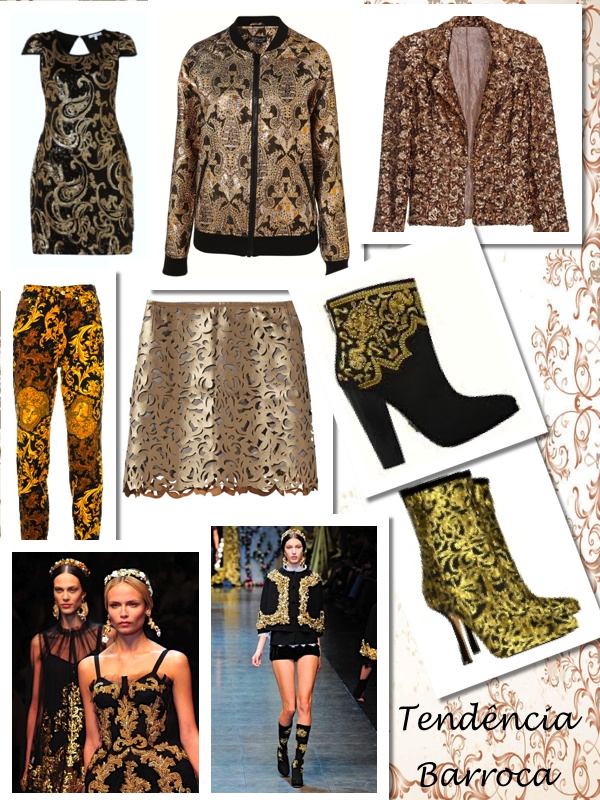Make Delle Belle: Tendência: moda barroca