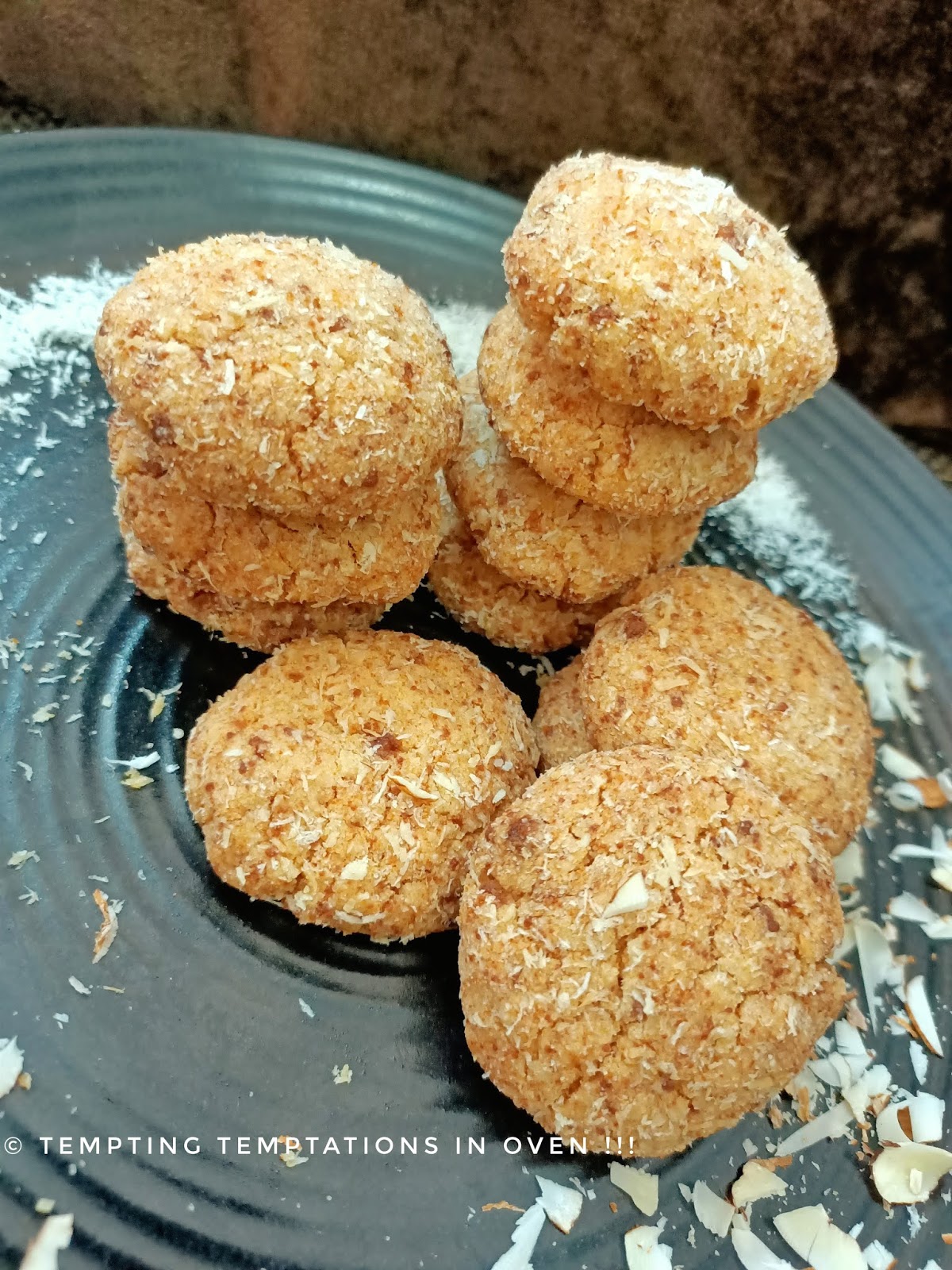 Jaggery coconut cookies