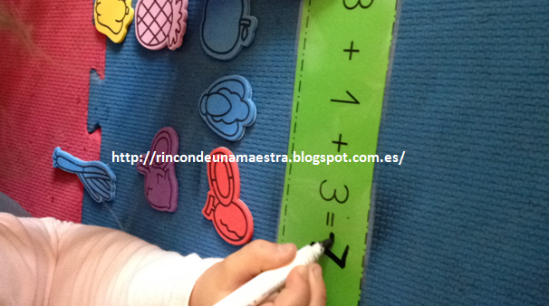 Rincón de una maestra: Tarjetas de sumas
