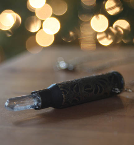 Pacific Rain: handmade holidays 2012: bullet casing and quartz necklaces