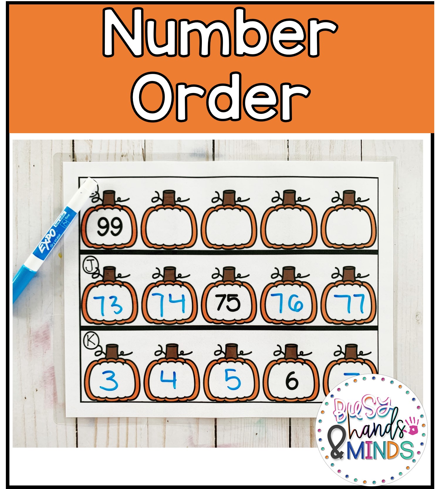 Pumpkin Unit of Study for Kindergarten and 1st Grade | Busy Hands and Minds