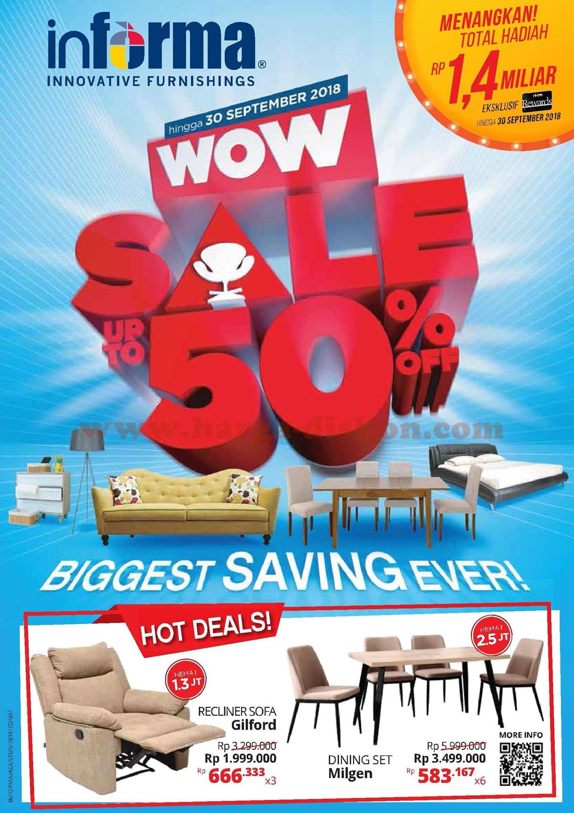 Promo INFORMA Terbaru WOW SALE up to 50% Off