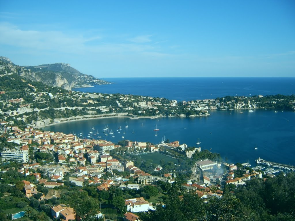 les panoramas de la côte d'azur