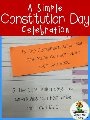 Growing Roots: A Simple and Meaningful Constitution Day Celebration