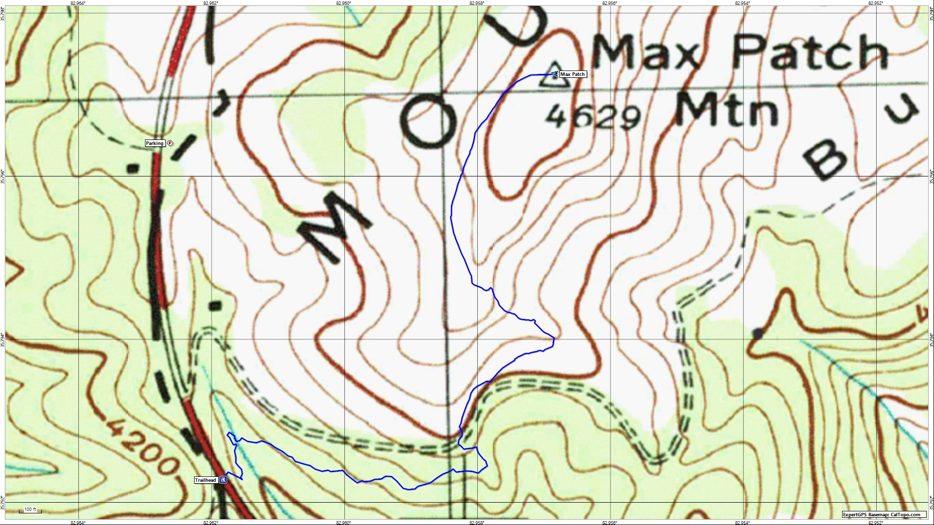American Travel Journal: Max Patch Road to Max Patch Summit ...
