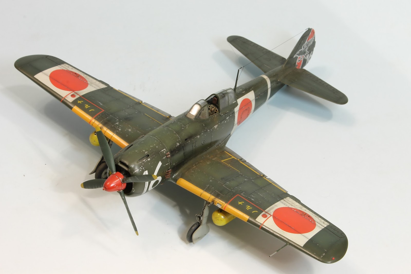 Istvan Michalko's scale models: Nakajima Ki84-I Type 4 Fighter Hayate ...