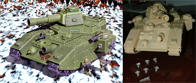 Coins and Scrolls: 40k: Baneblade Details & Restoration