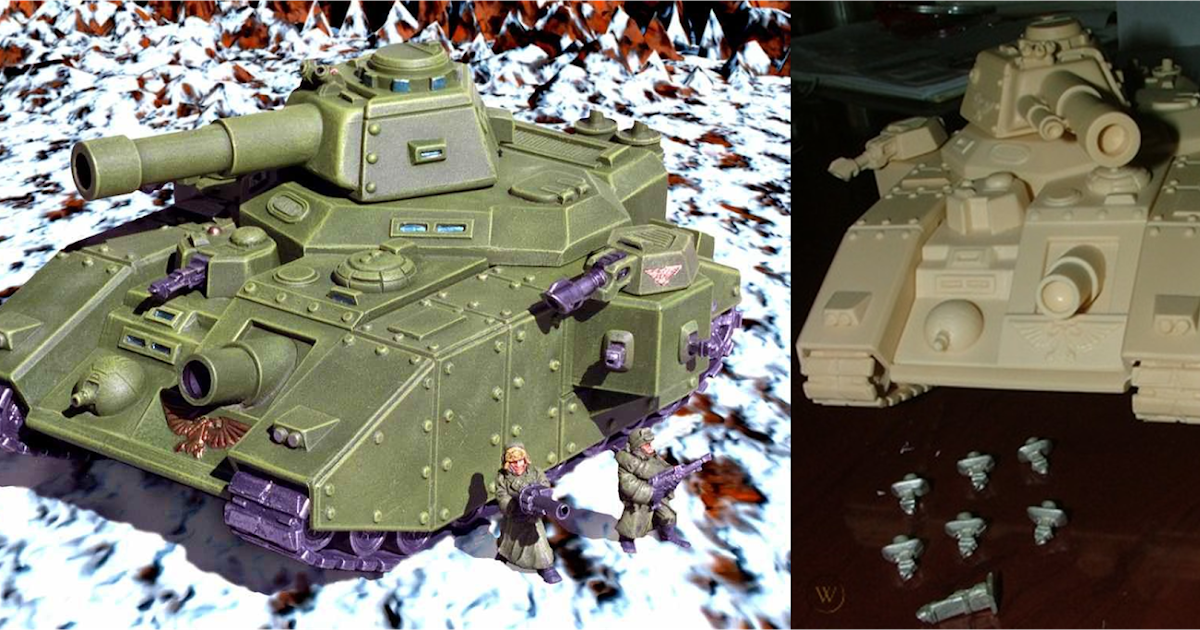 Coins and Scrolls: 40k: Baneblade Details & Restoration