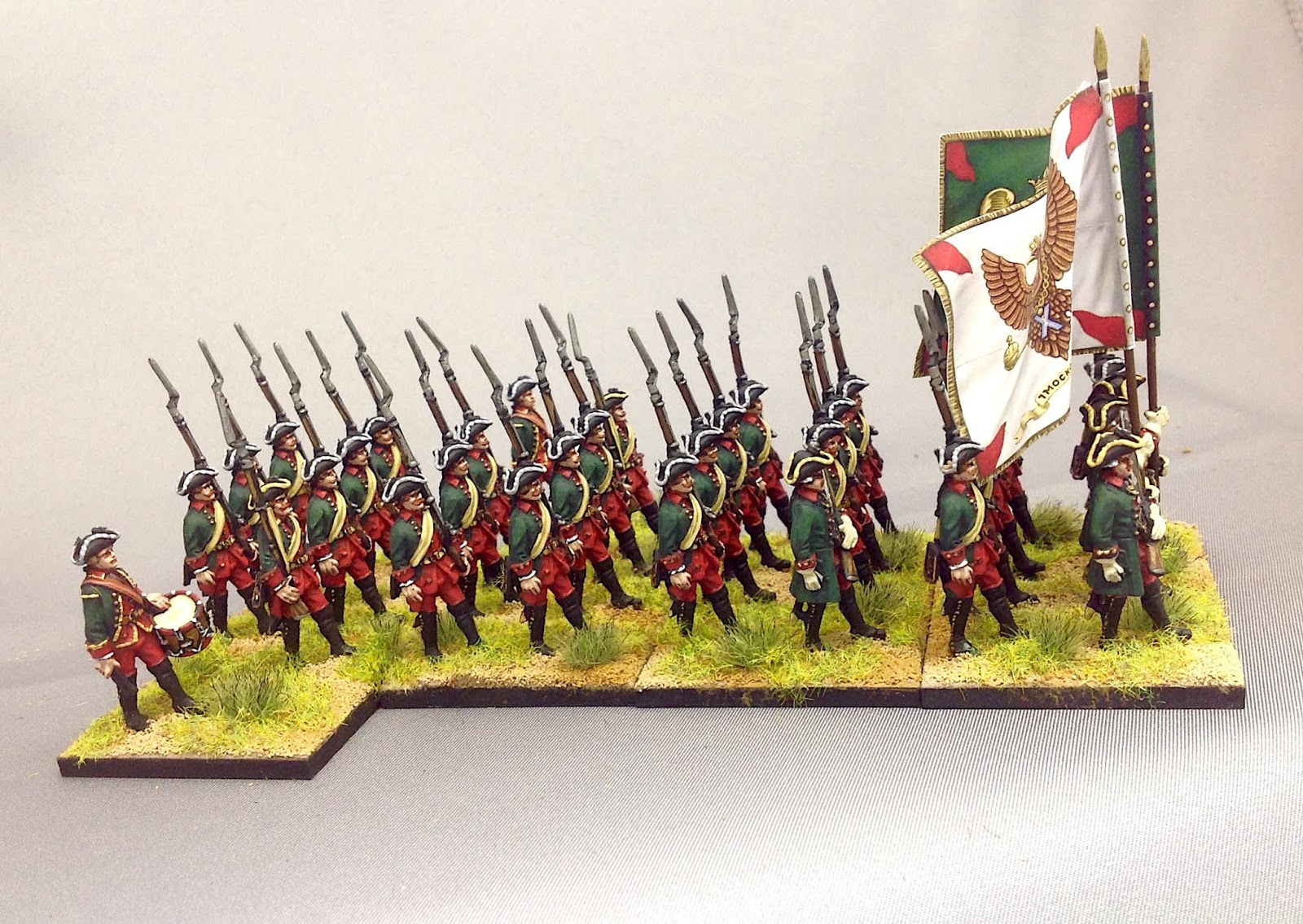 Der Alte Fritz Journal: Russian Musketeers in Coats - Newly Painted