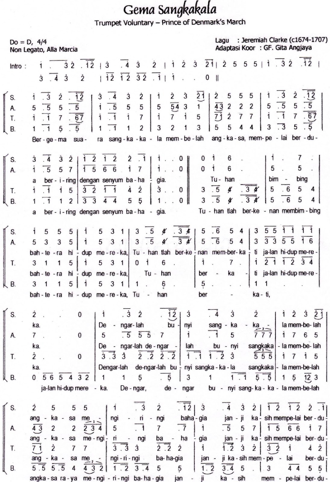 St Caecilia Choir Mkw: Gema Sangkakala St Caecilia Choir Mkw: Gema Sangkakala