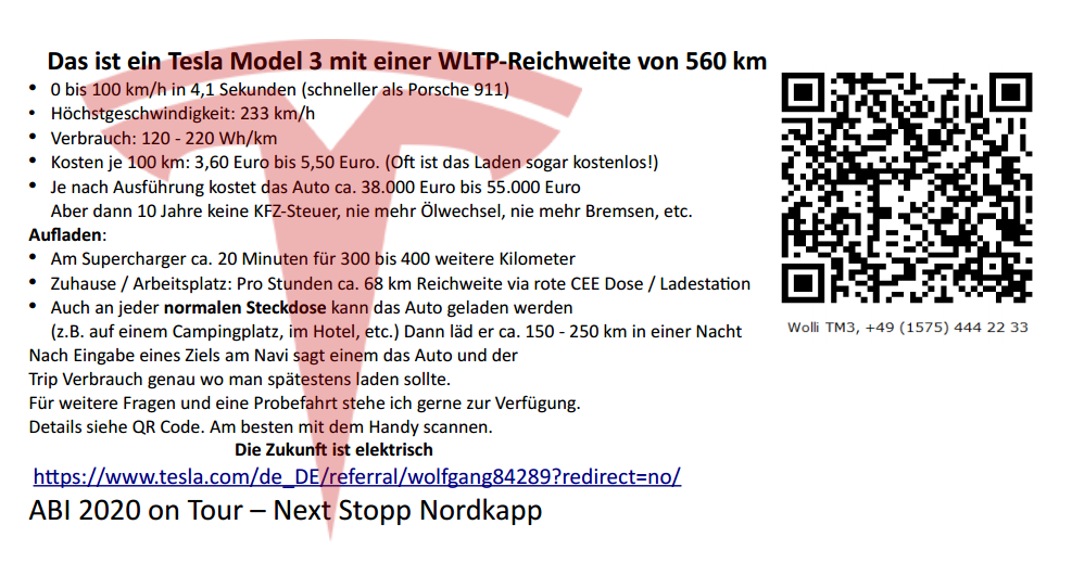 W.A.M: Hier kommt mein Tesla Cheat Sheet für das kleine Fenster hinten ...