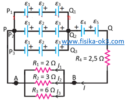Soal Gabungan Sumber Tegangan Listrik dan Pembahasannya - FISIKA-OK3