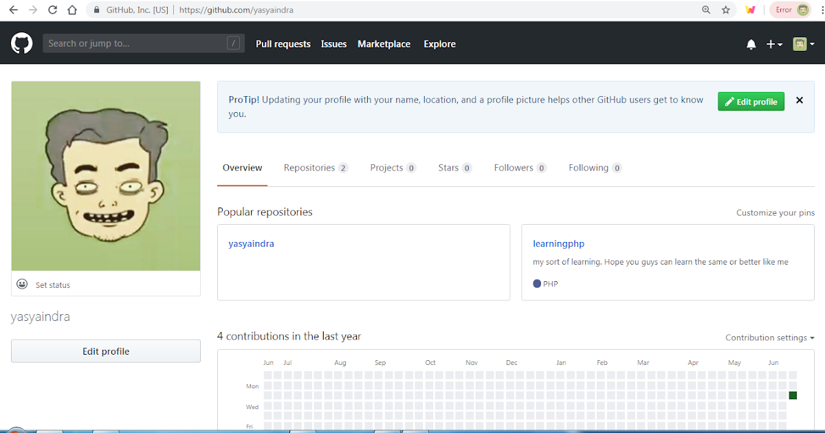 Akun Github Resmi Saya