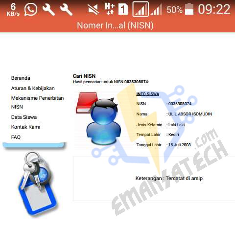 2 Cara Cek dan Cetak NISN Siswa Online Lengkap - EmansaTech