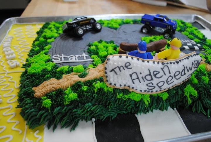 Cakes By Liz Poston: All Edible Race Car Track!!!!