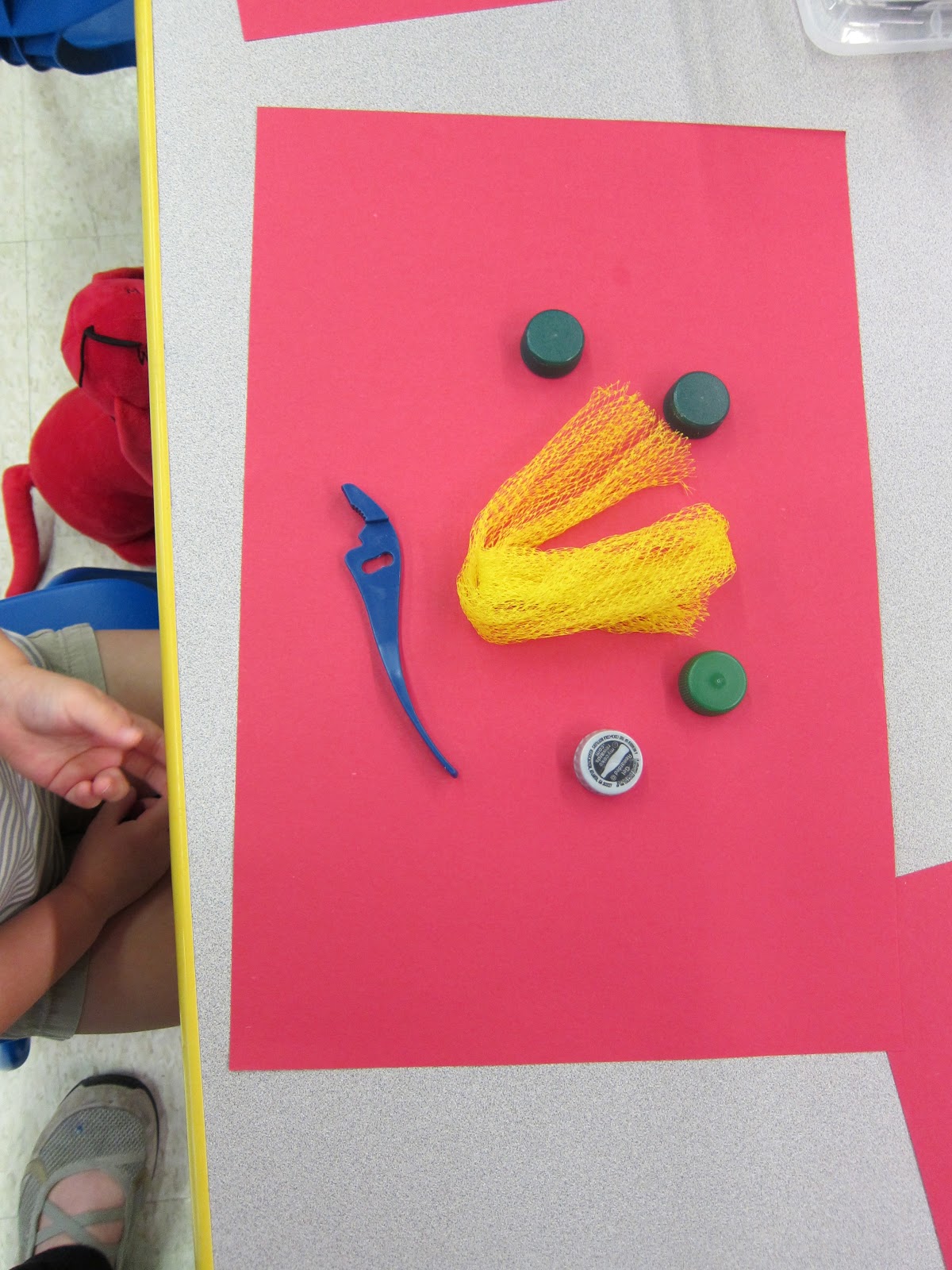 Pondering Preschool: What are you doing with found objects?