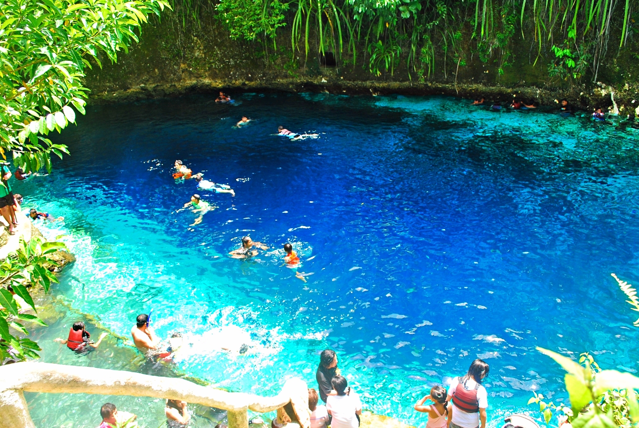 Enchanted River: Unearthly Basin of the Deep Blue | Surigao del Sur ...