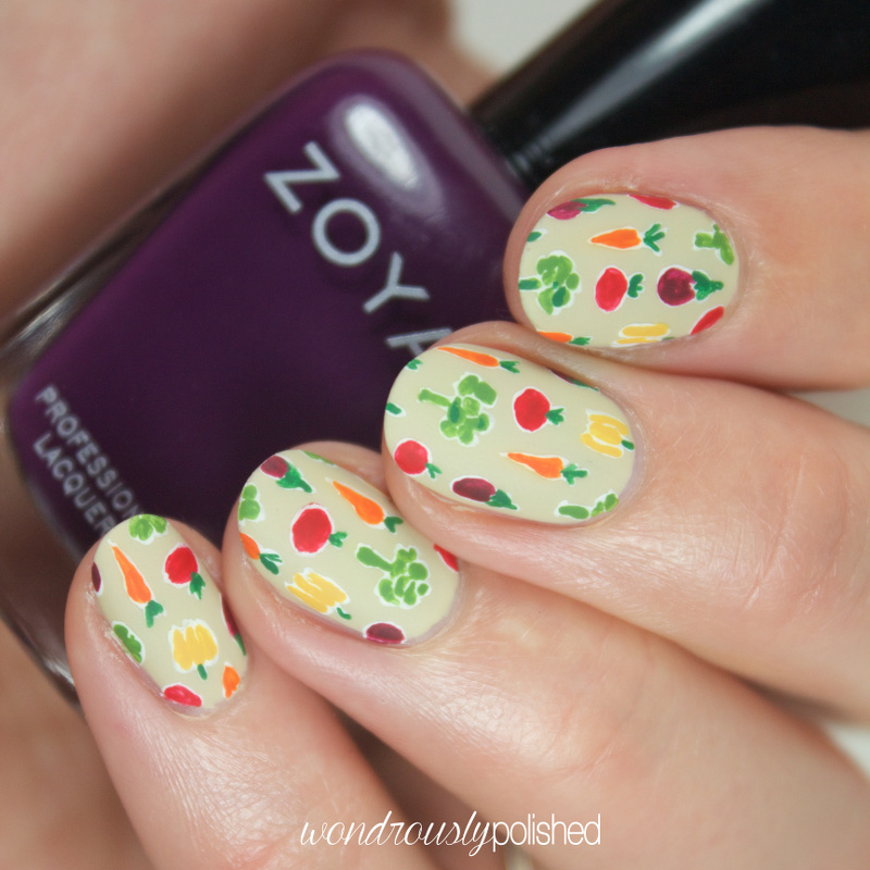 Wondrously Polished: The Digital Dozen does Food - Day 1: Veggies