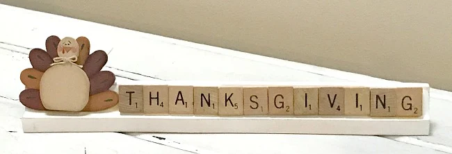 Seasonal Scrabble Tile Signs