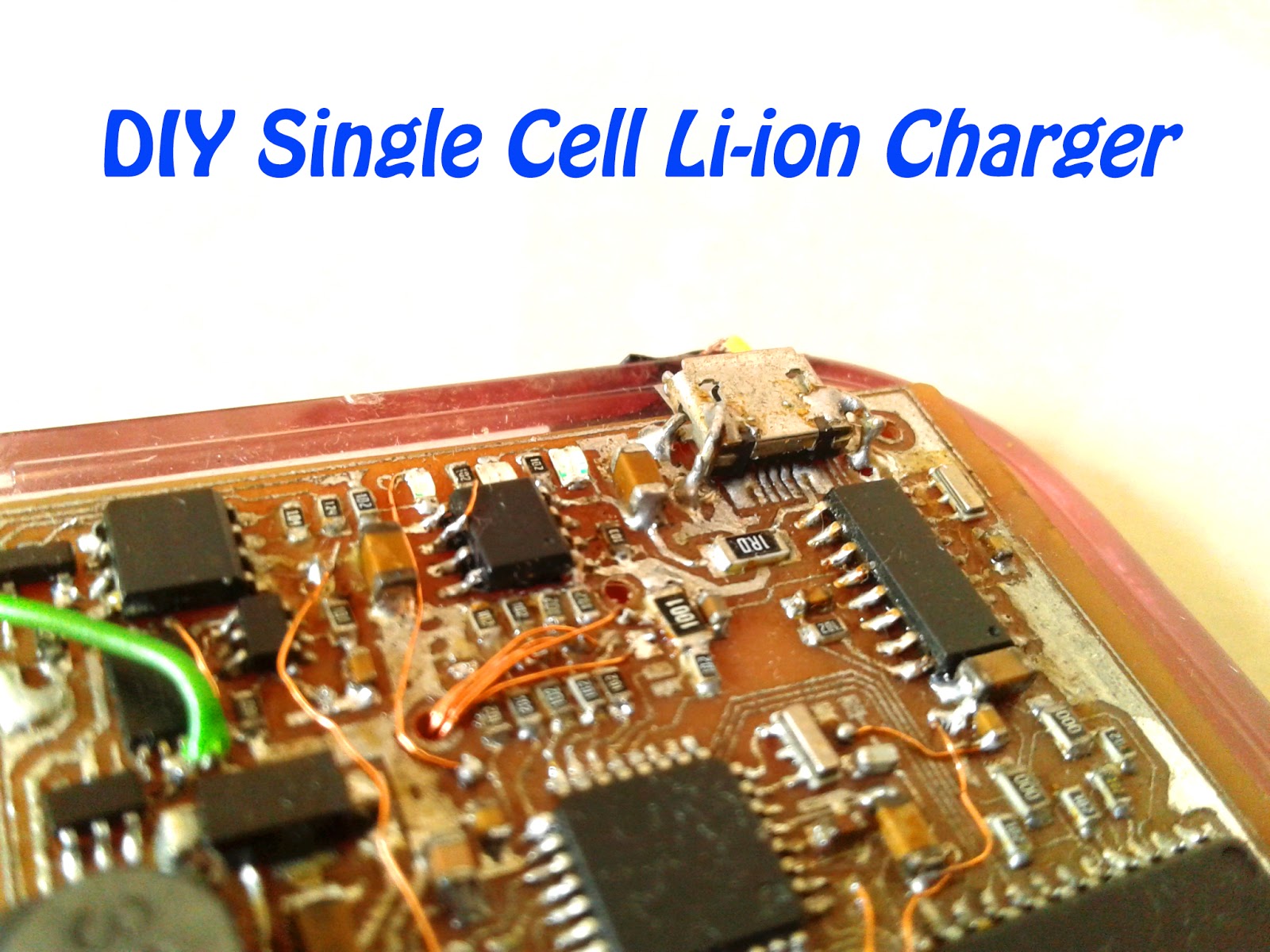 DIY Li-ion Cell Charger Using TP4056 (intelligent and simple )