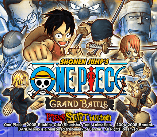 ONE PIECE GRAND BATTLE PLAYSTATION 2 DISPONÍVEL